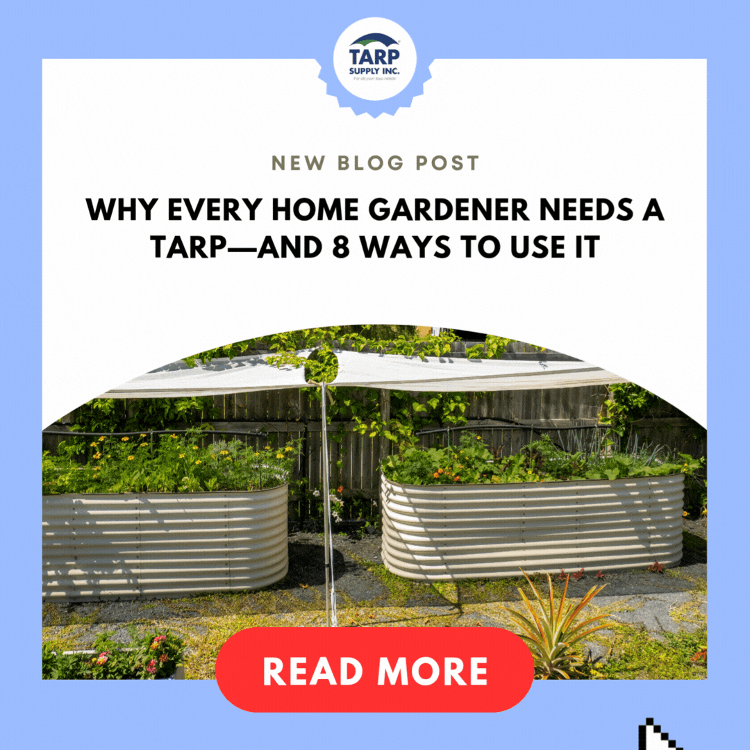 Why Every Home Gardener Needs a Tarp And 8 Ways to Use It