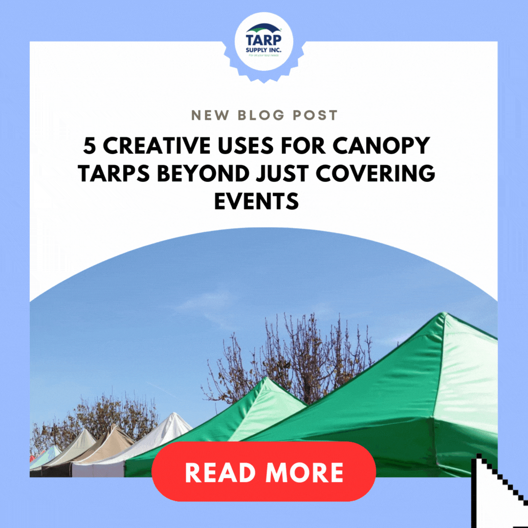 5 Creative Uses for Canopy Tarps Beyond Just Covering Events