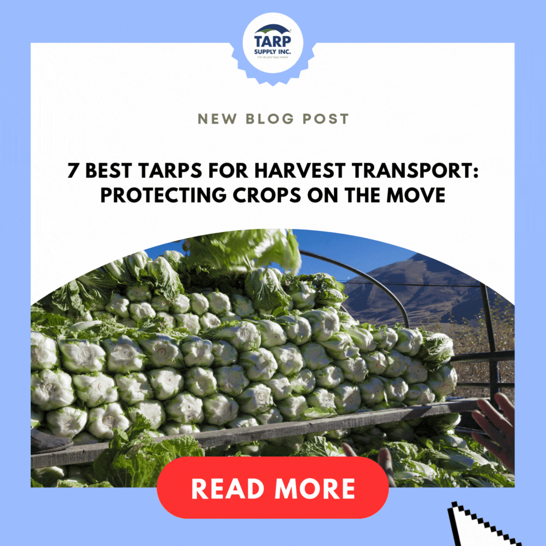 7 Best Tarps for Safe Harvest Crop Transport | Tarp Supply Inc.®