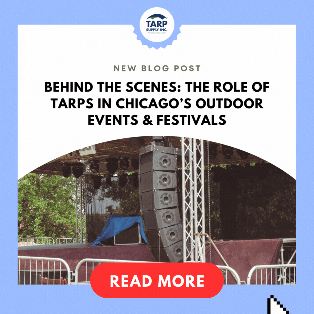 Tarps in Chicago Events: Protection, Booths & Backdrops