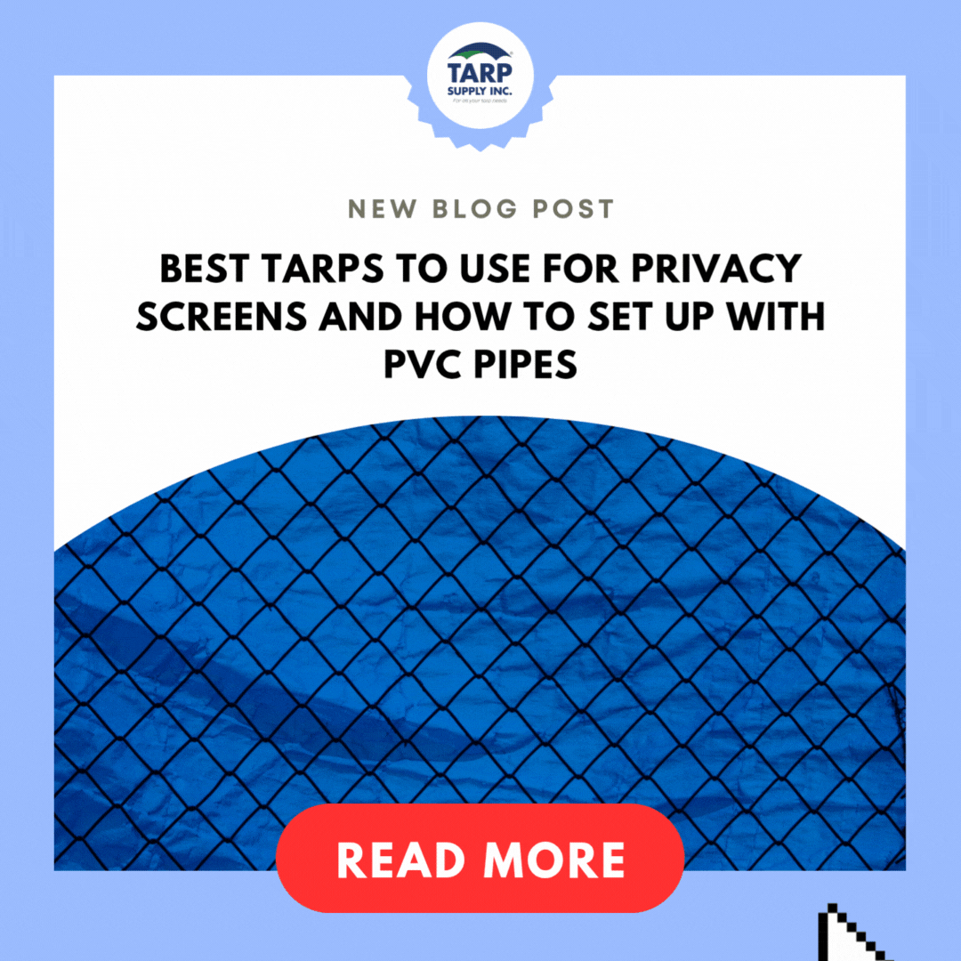 Best Tarps for Privacy Screens & Setup Guide | Tarp Supply Inc.®