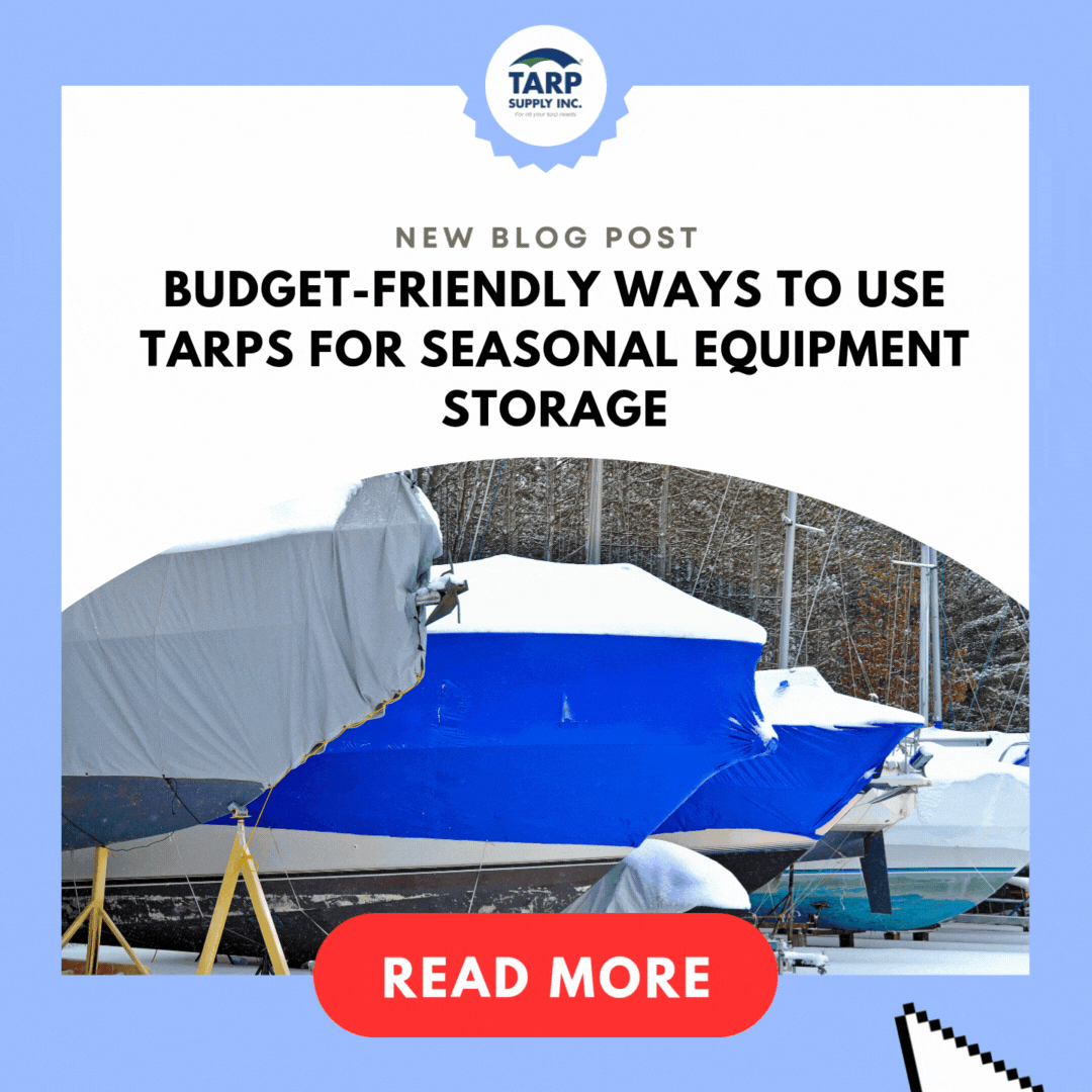 Budget-Friendly Ways to Use Tarps for Storage | Tarp Supply Inc.®