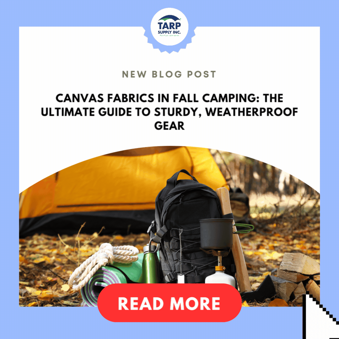 Canvas Fabrics in Fall Camping | Tarp Supply Inc.
