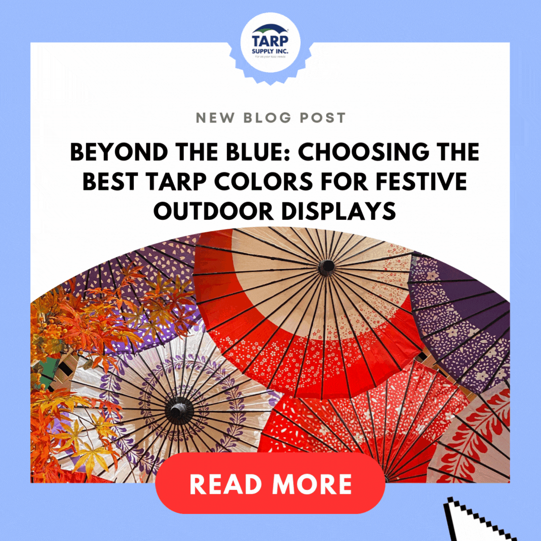 Best Tarp Colors for Festive Outdoor Displays | Tarp Supply Inc.®