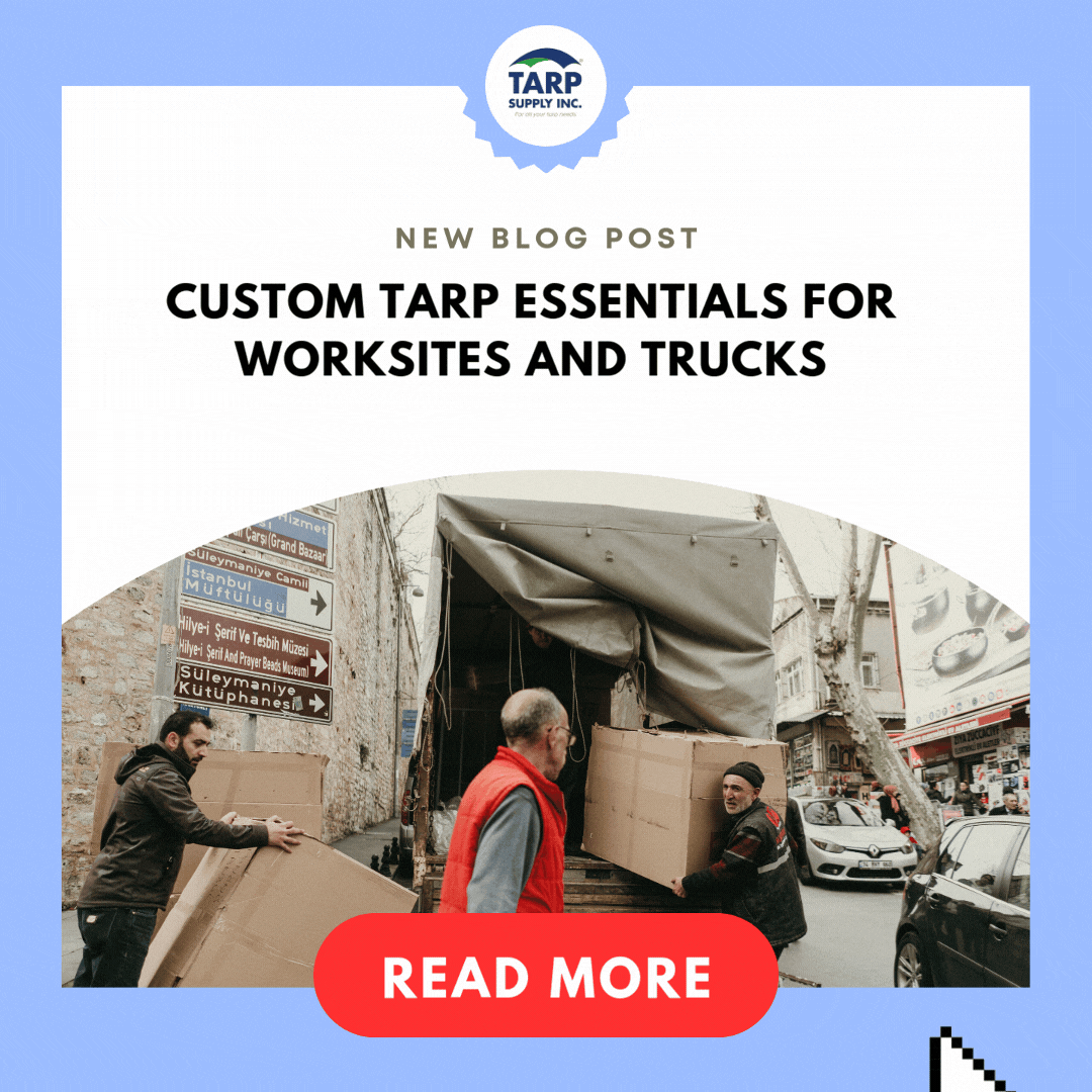 Custom Tarp Essentials for Worksites and Trucks | Tarp Supply Inc.