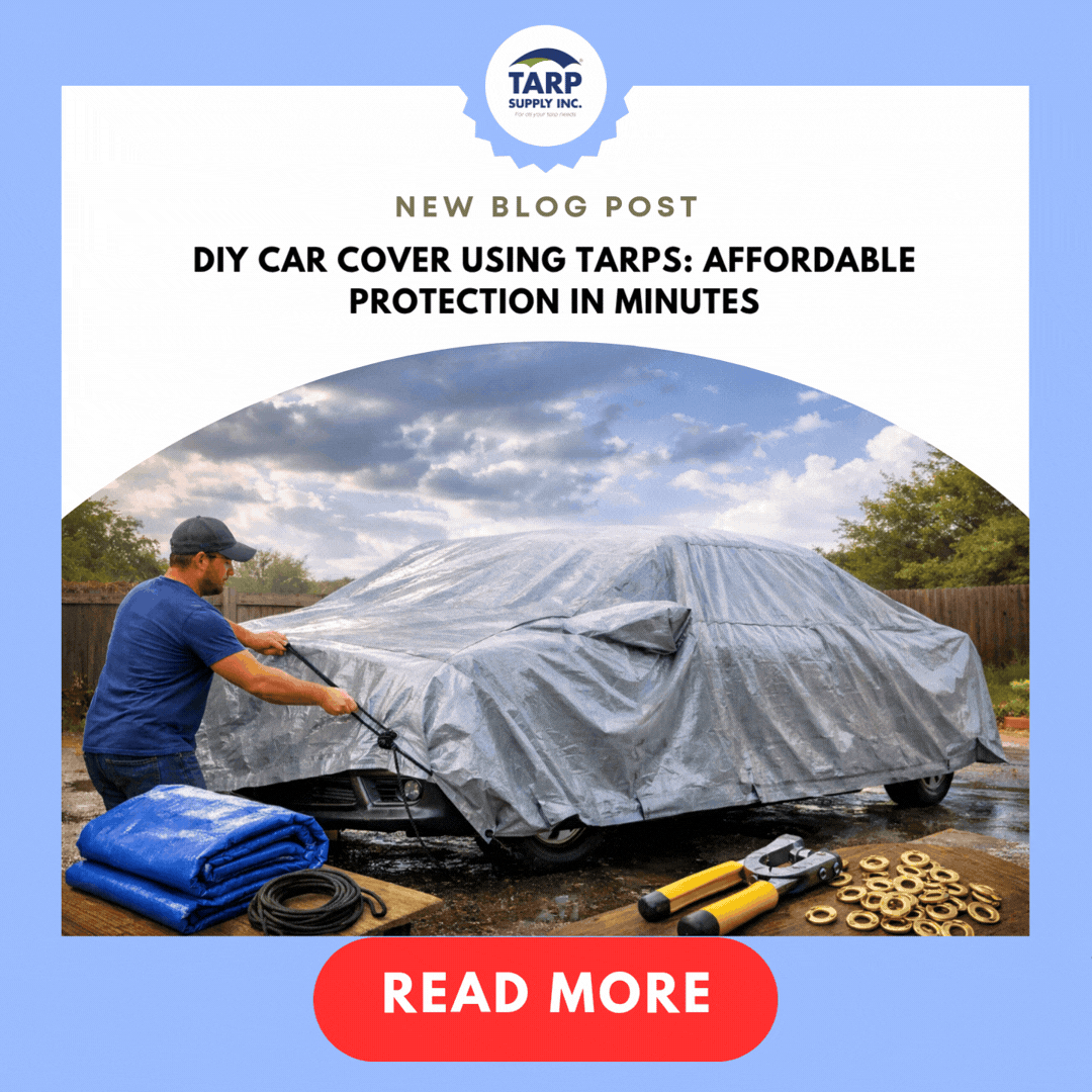 DIY Car Cover Using Tarps: Quick & Affordable