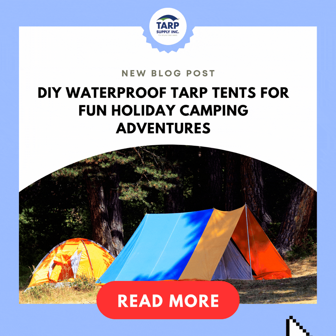 DIY Waterproof Tarp Tents for Fun Holiday Camping Adventures