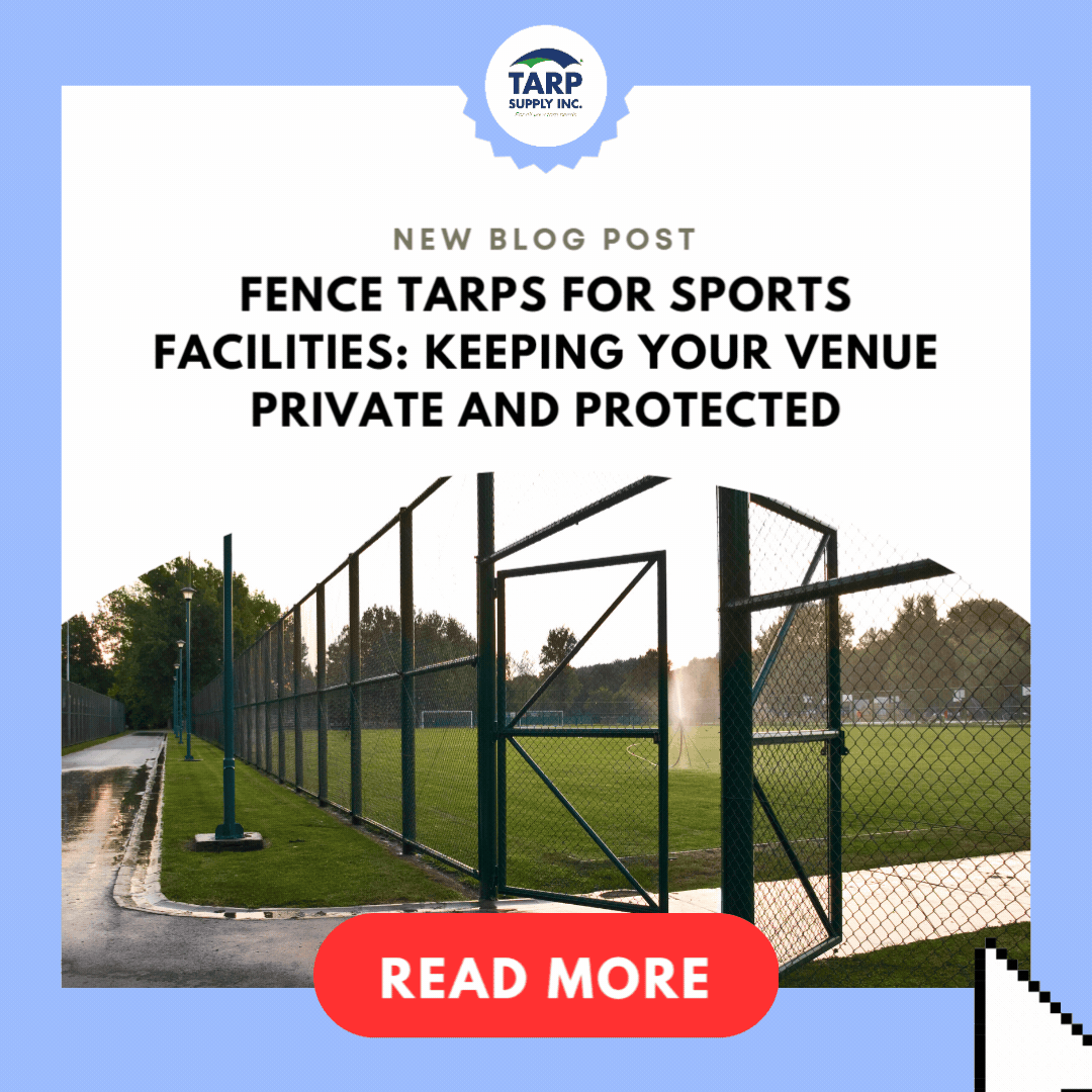 Fence Tarps for Sports Facilities |Tarp Supply Inc.