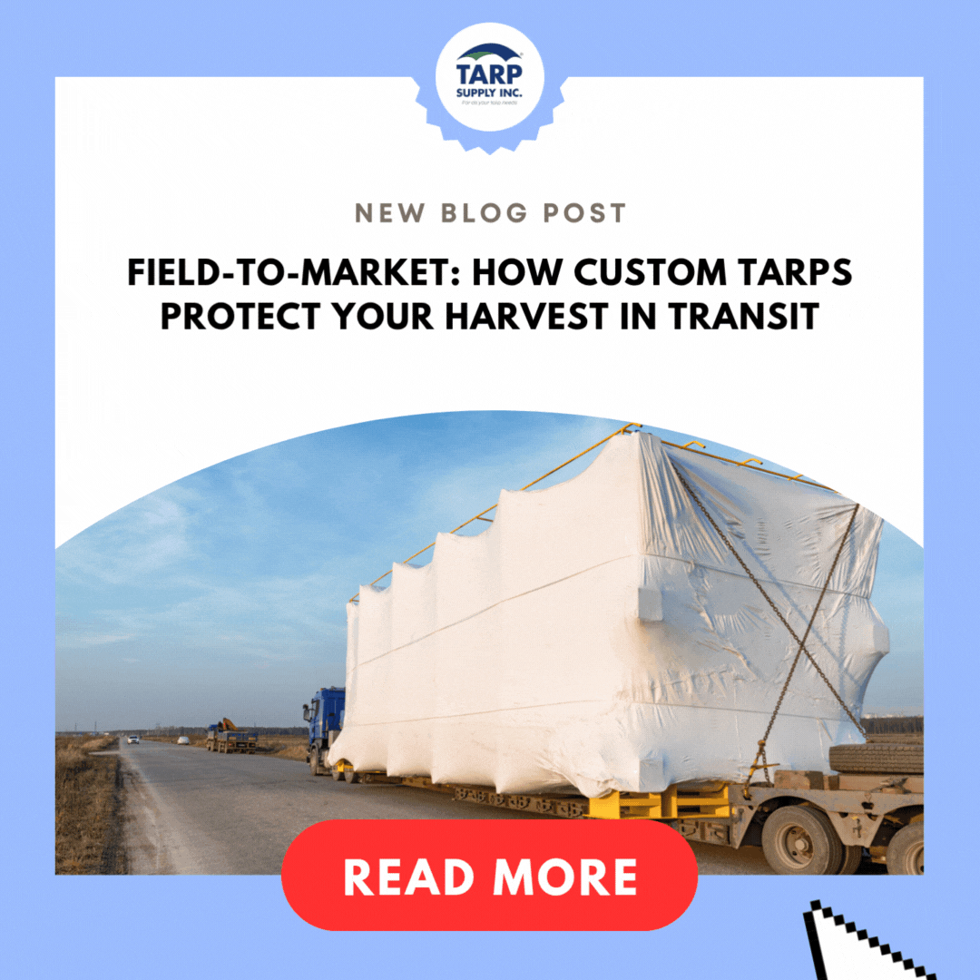 How Custom Tarps Protect Your Harvest in Transit | Tarp Supply Inc.®