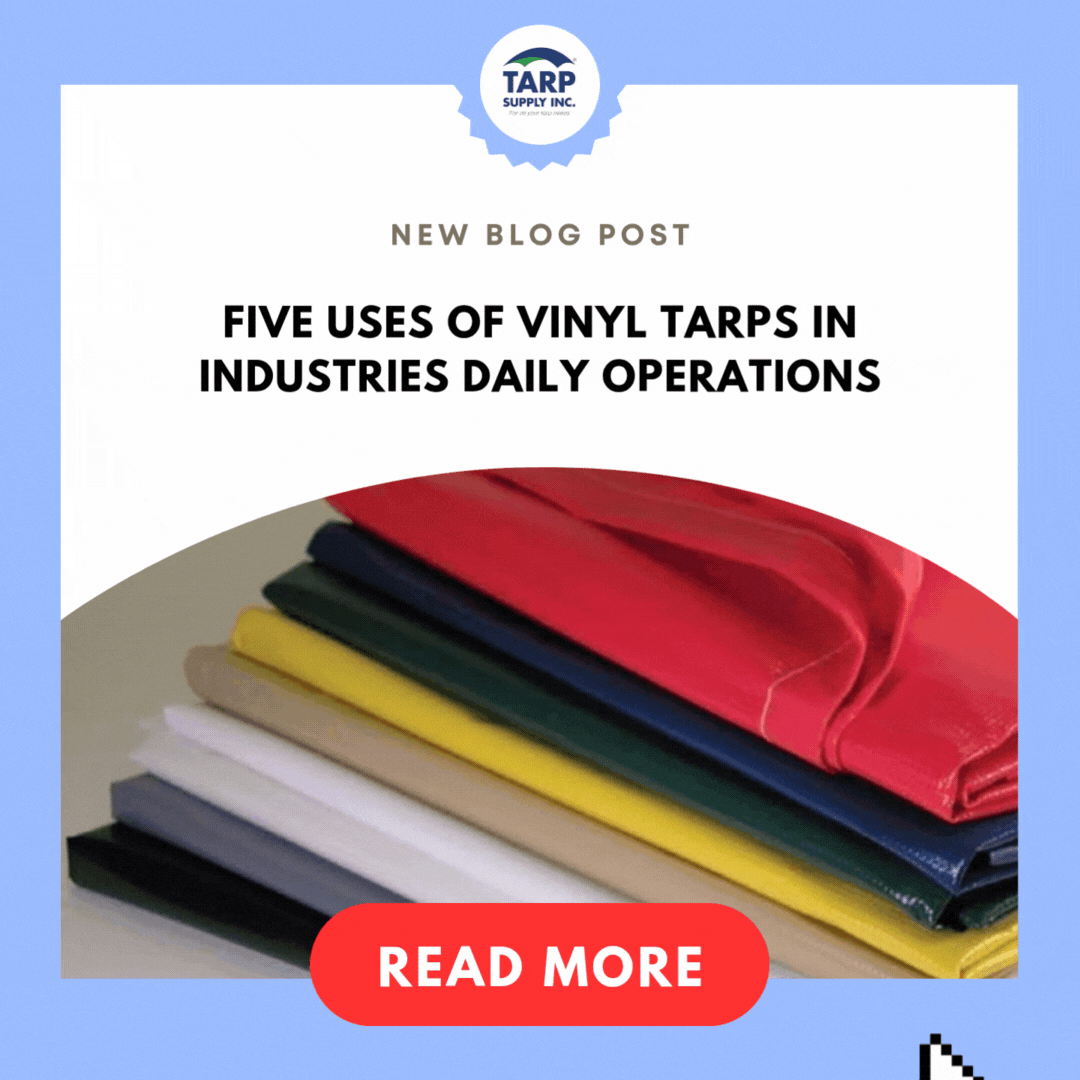 Five Uses of Vinyl Tarps in Industries Daily Operations | Tarp Supply Inc.