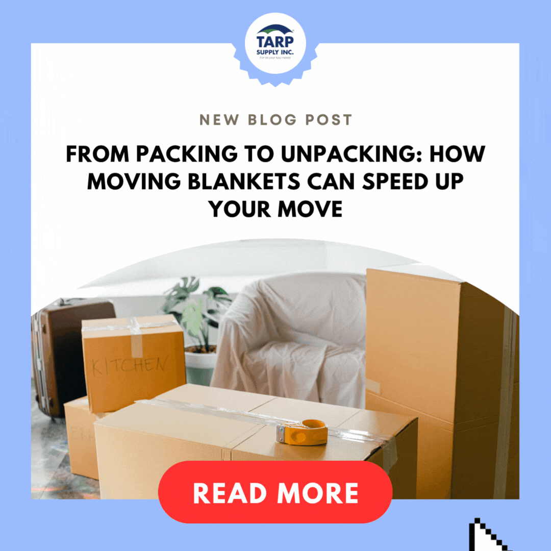 Speed Up Your Move with Moving Blankets | Tarp Supply