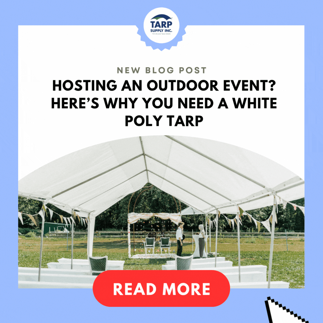 Why Every Outdoor Event Needs a White Poly Tarp