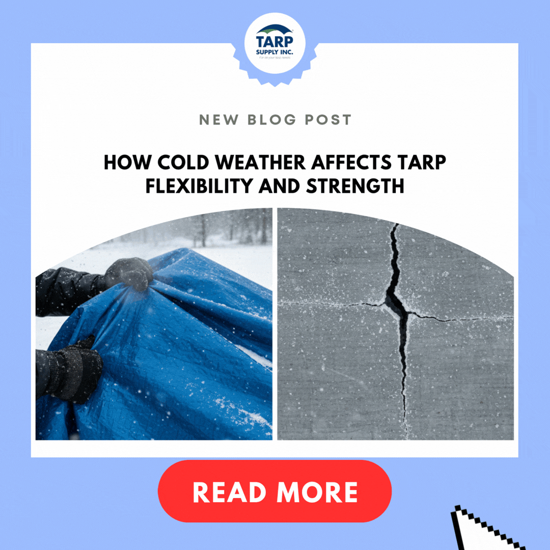How Cold Weather Affects Tarp Flexibility & Strength