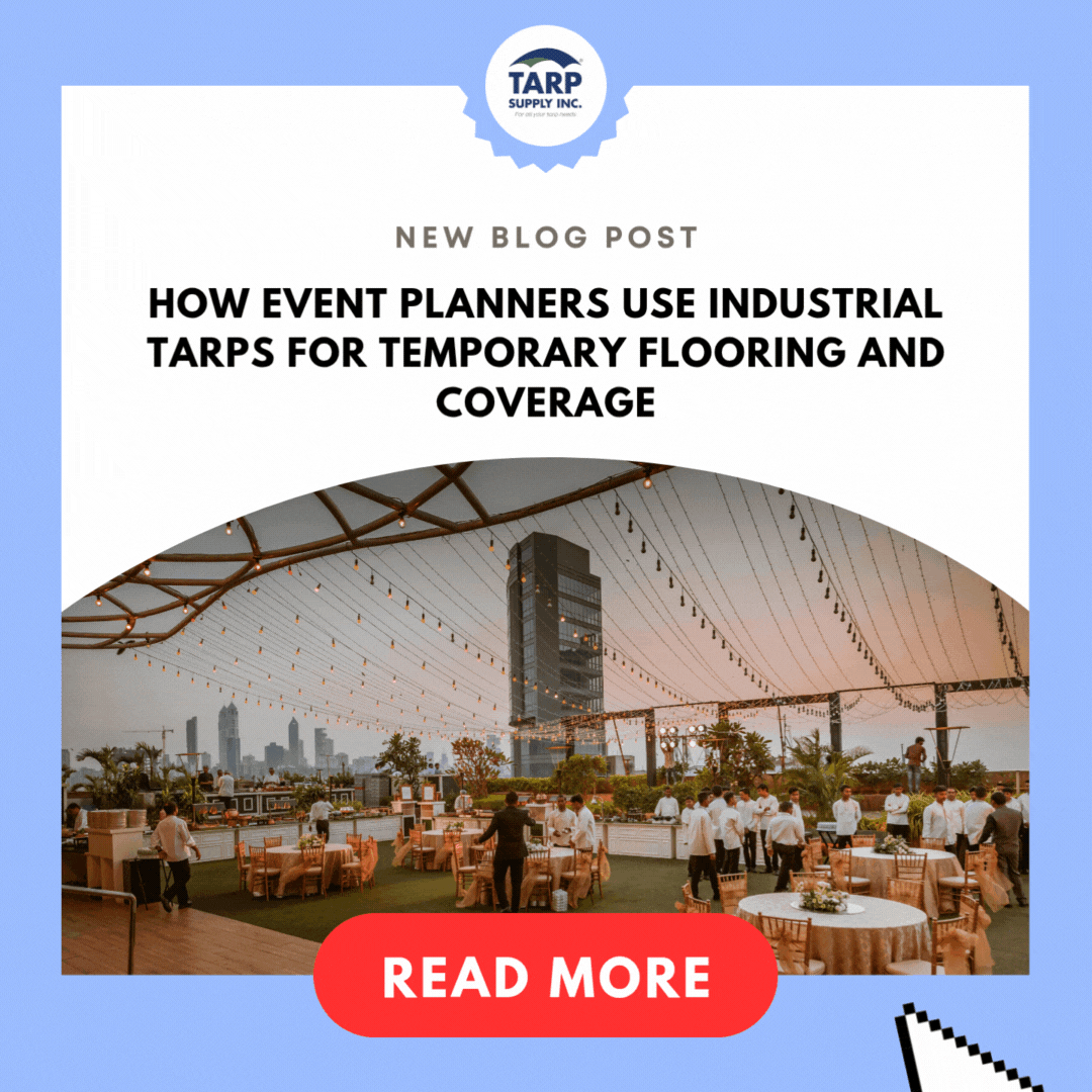 Industrial Tarps for Event Flooring & Coverage | Tarp Supply Inc.®