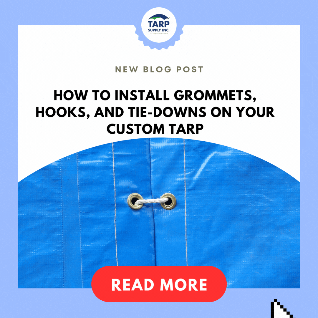 How to Install Grommets, Hooks, and Tie-Downs on Your Custom Tarp