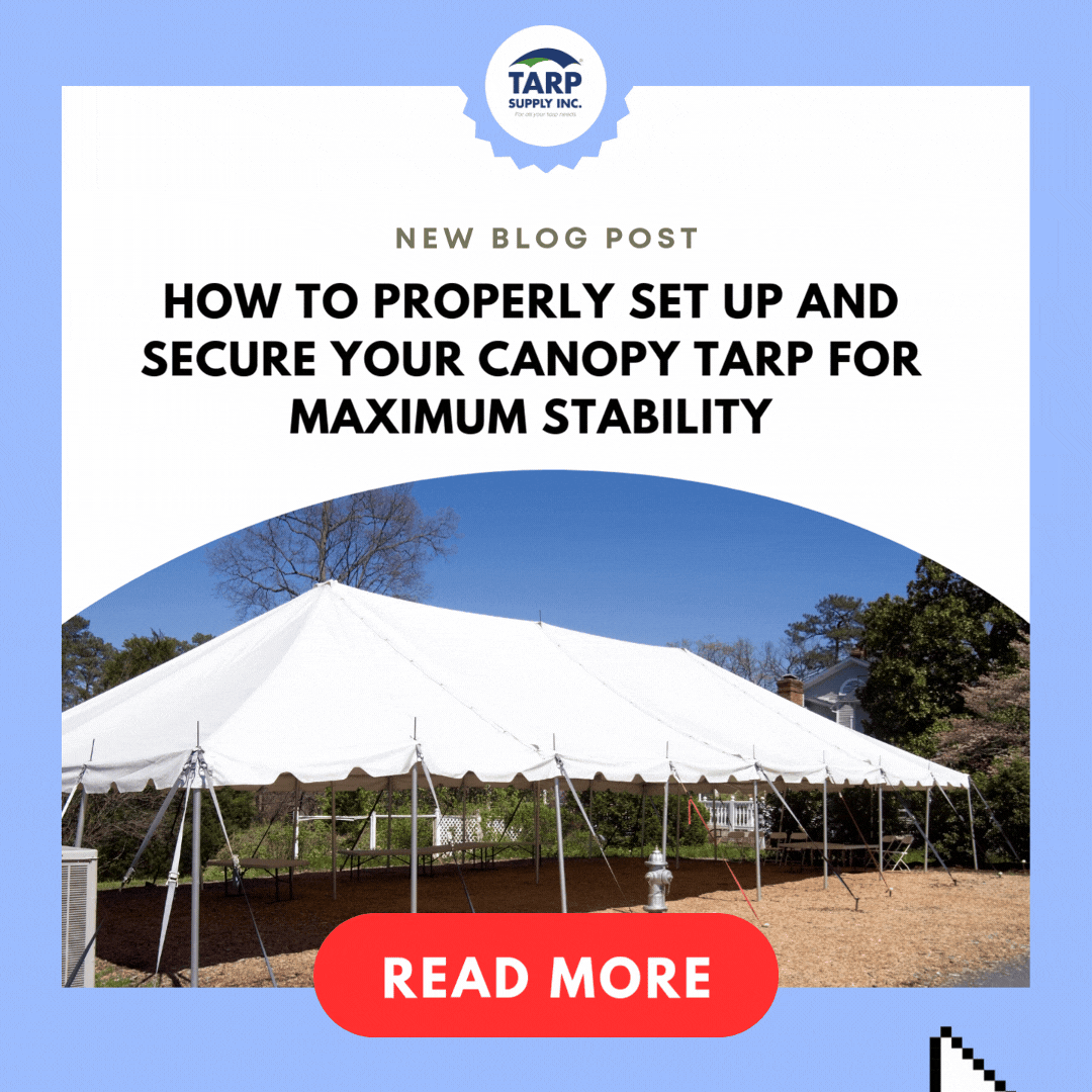 Set Up and Secure Your Canopy Tarp for Maximum Stability