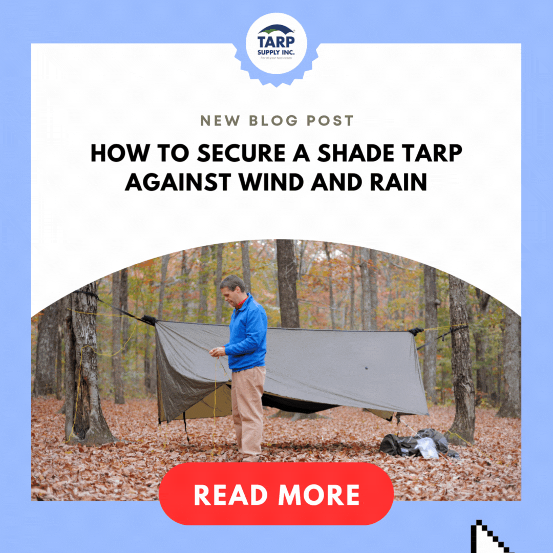 How to Secure a Shade Tarp Against Wind and Rain