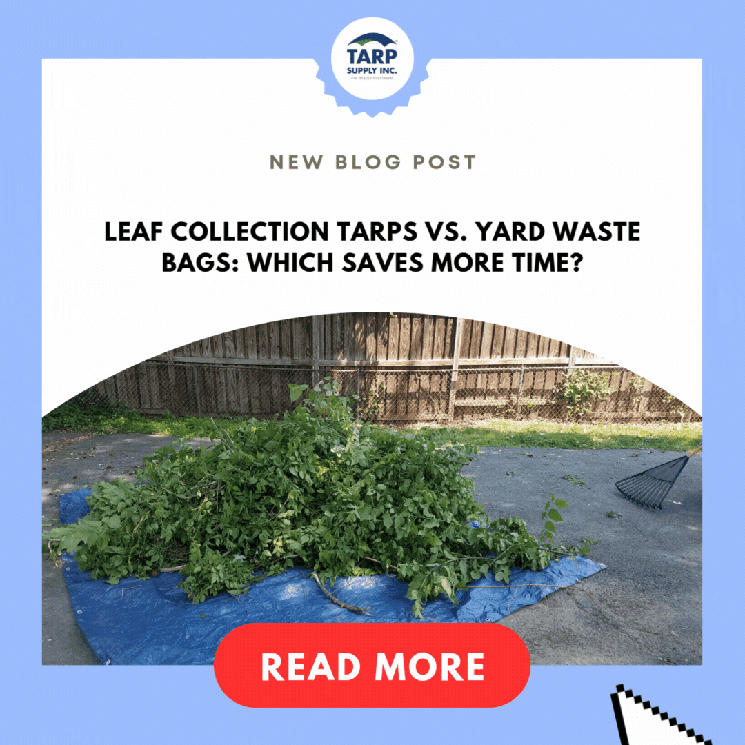 Leaf Collection Tarps vs. Yard Waste Bags | Tarp Supply Inc.®