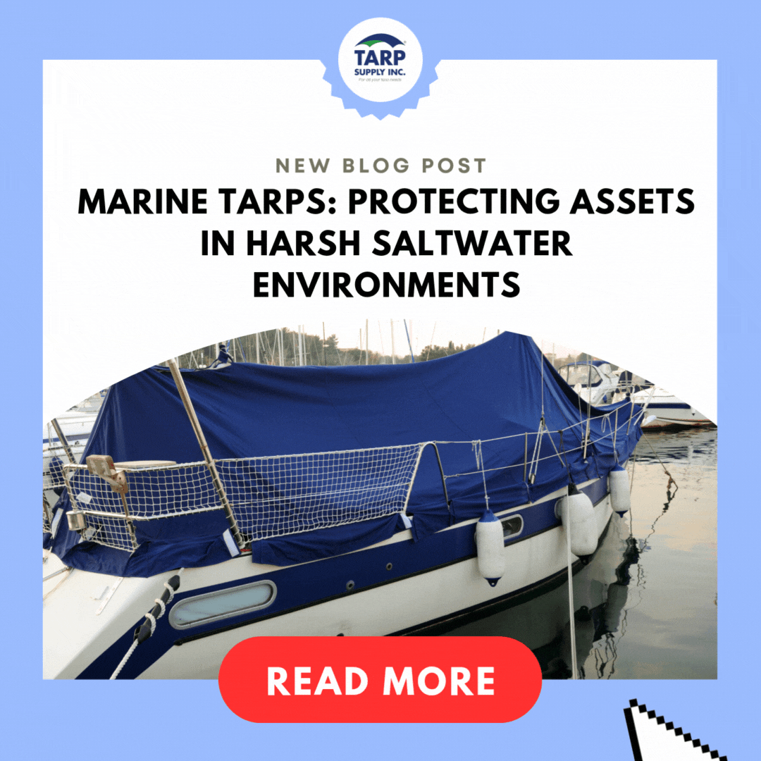 Marine Tarps for Saltwater Protection | Tarp Supply Inc.®