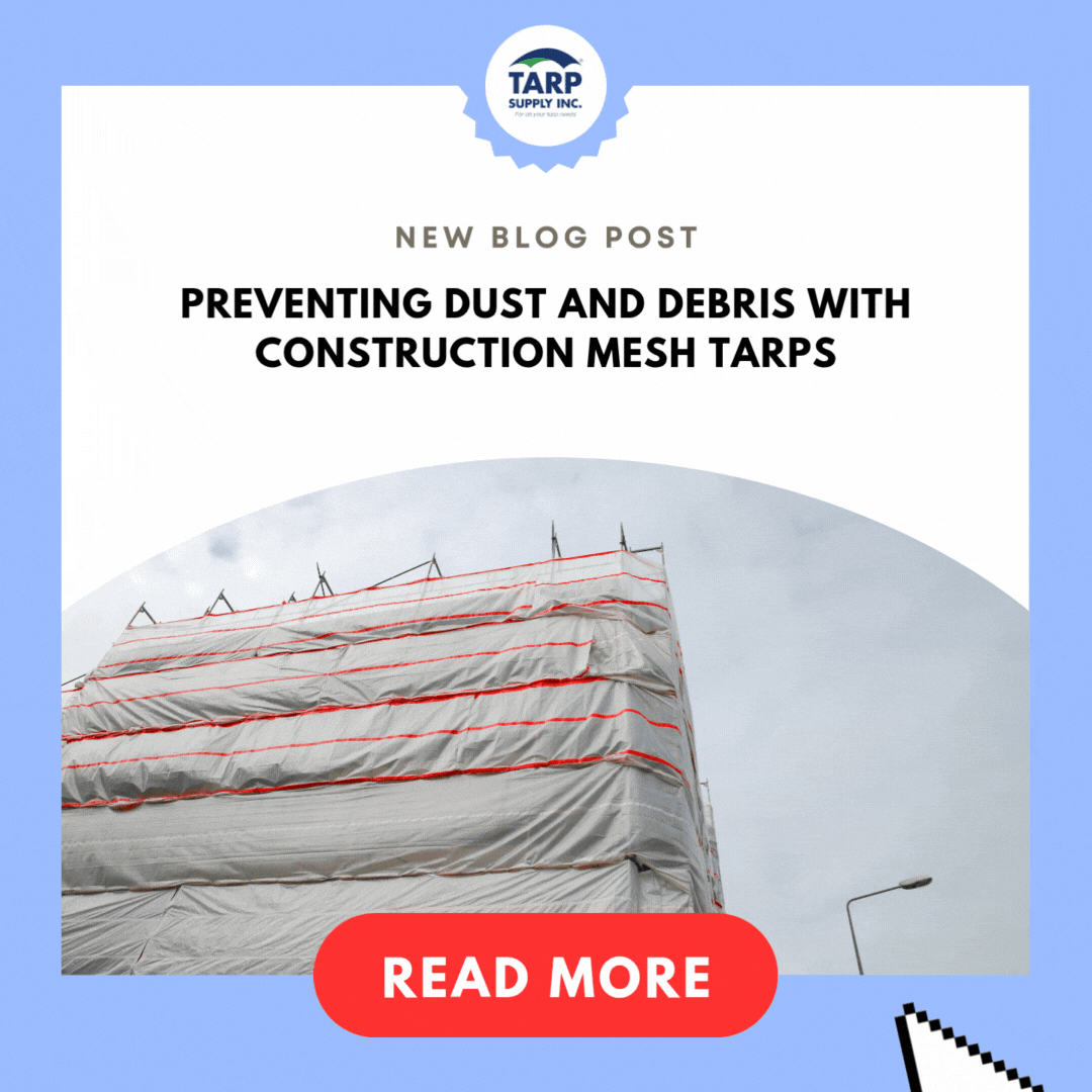 Preventing Dust and Debris with Construction Mesh Tarps