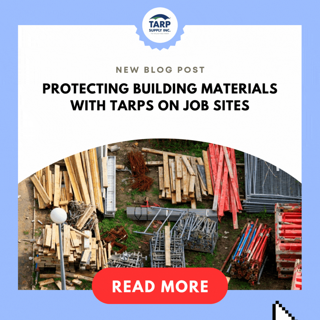 Protect Building Materials with Tarps on Job Sites