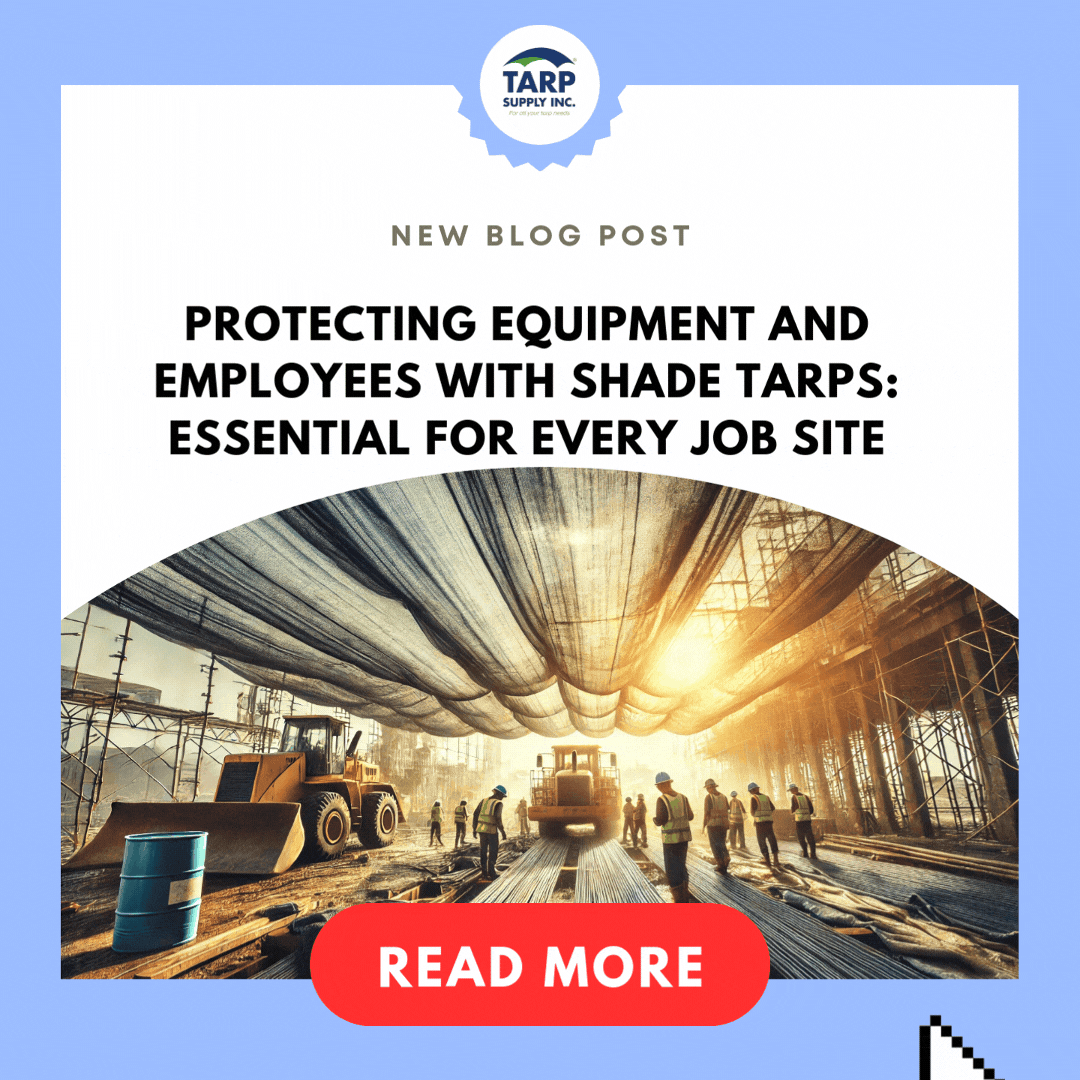 Protecting Equipment and Employees with Shade Tarps