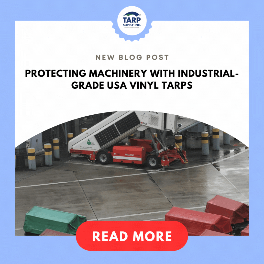 Protect Machinery with USA Vinyl Tarps | Tarp Supply Inc.®