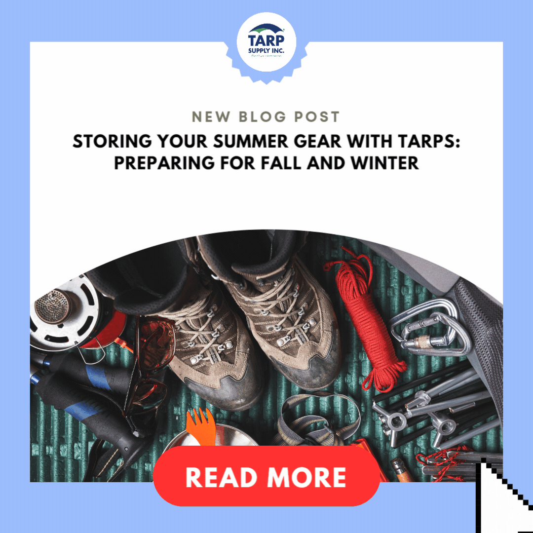 Storing Your Summer Gear with Tarps | Tarp Supply Inc.