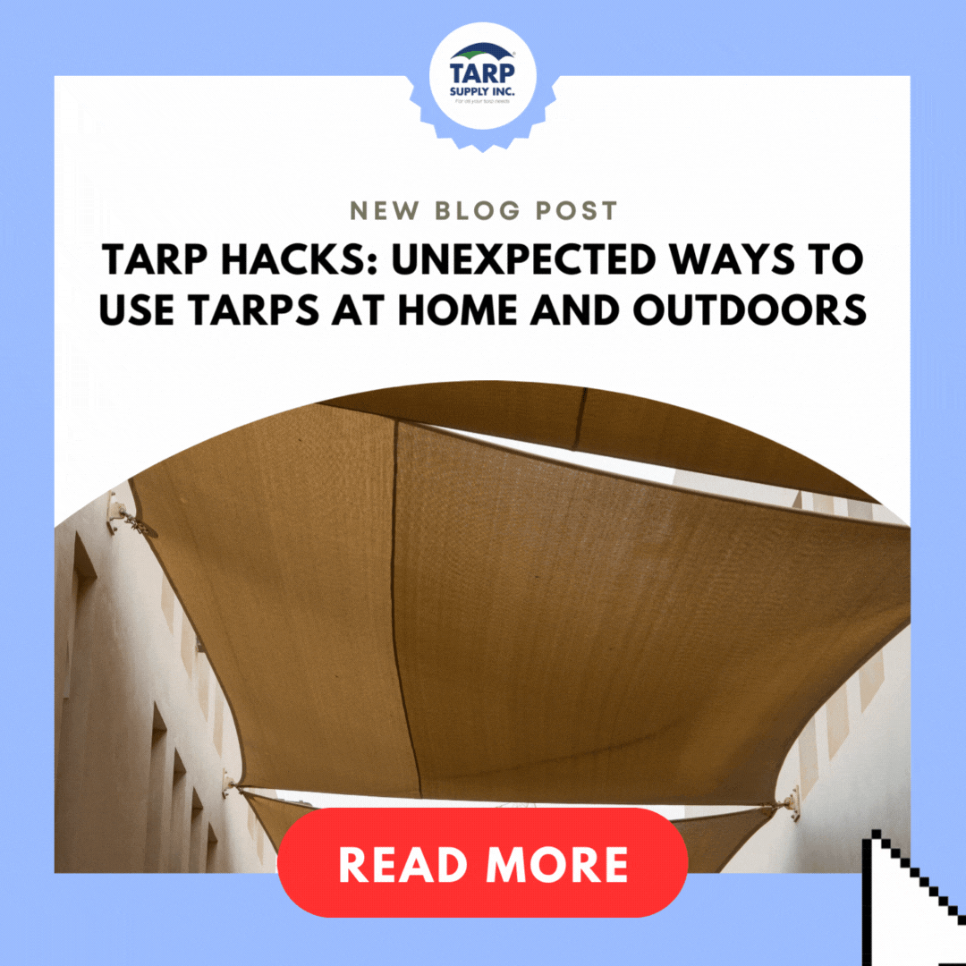 Tarp Hacks: Unexpected Ways to Use Tarps - Tarp Supply Inc.