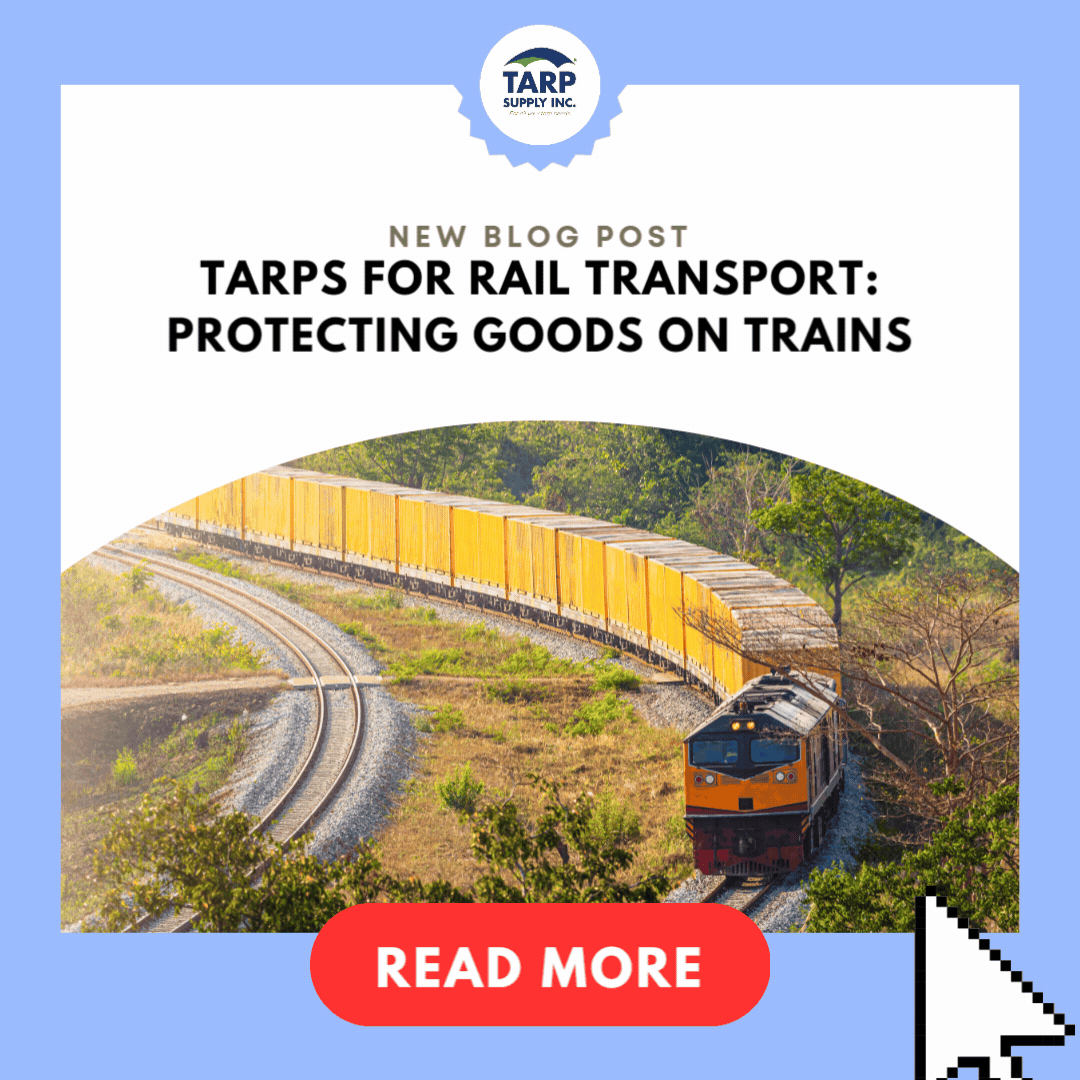 Tarps for Rail Transport - Protecting Goods on Trains
