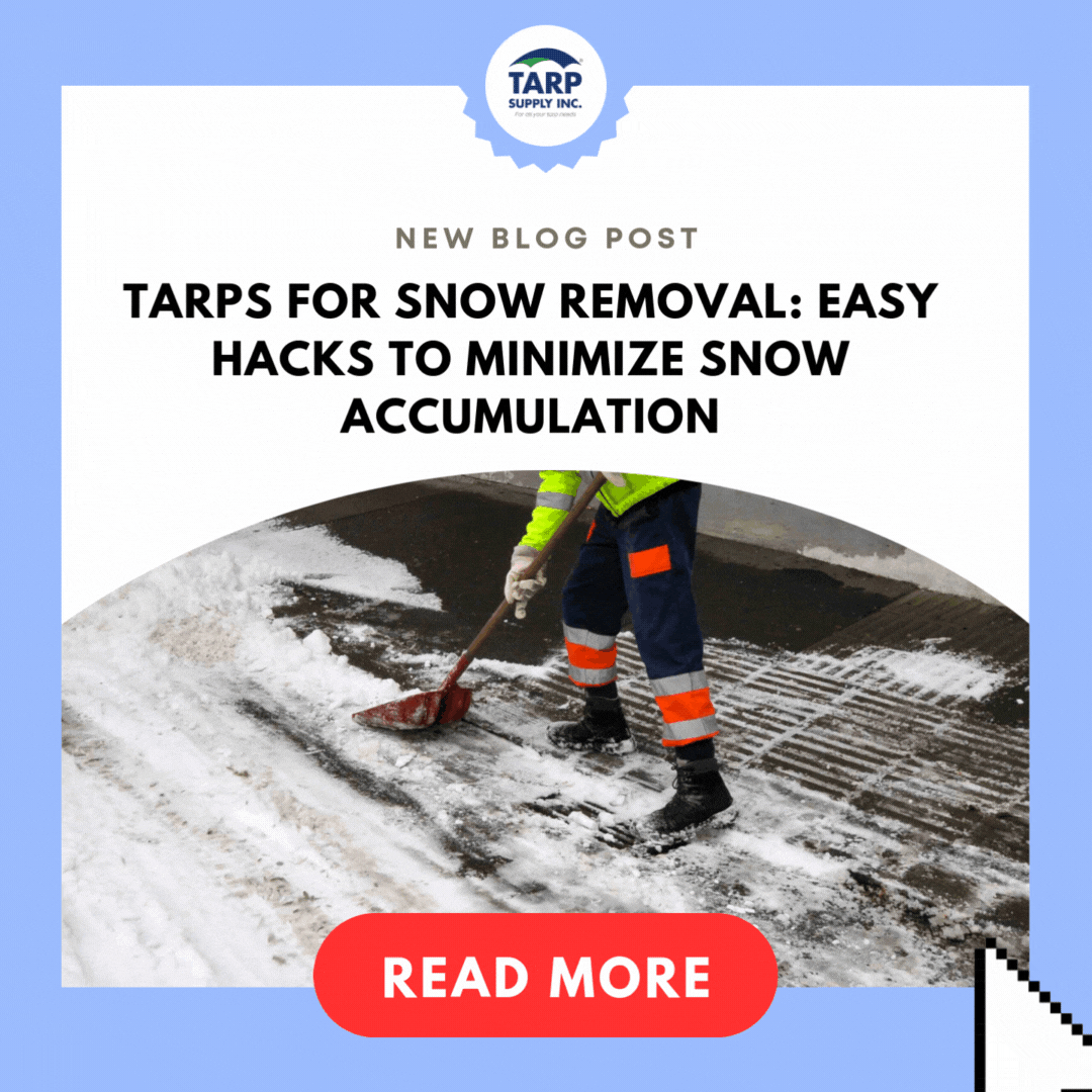 Tarps for Snow Removal | Tarp Supply Inc.