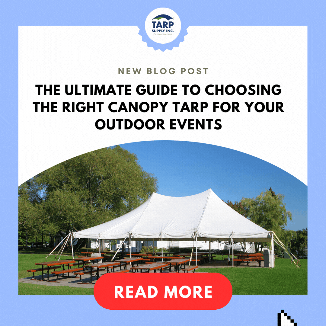 Guide to Choosing the Right Canopy Tarp for Your Outdoor Events