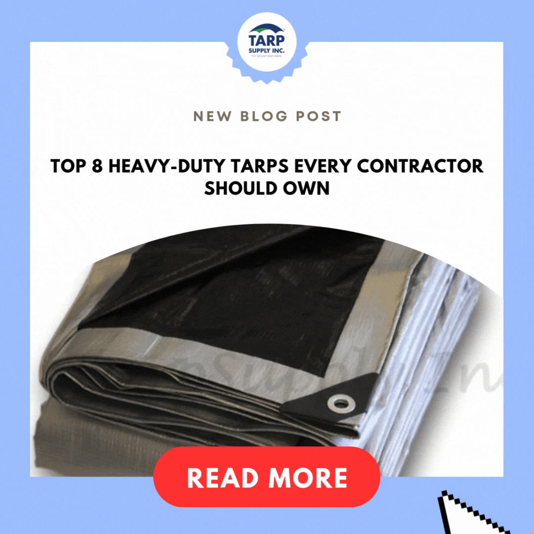 8 Heavy-Duty Tarps Every Contractor Should Have