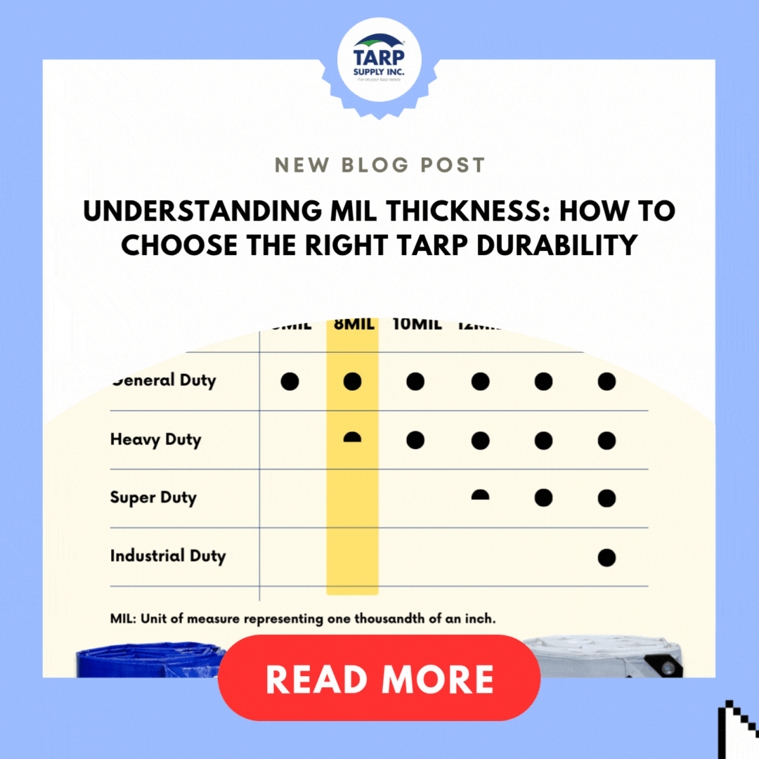 Understanding Mil Thickness: Choose the Right Tarp Durability