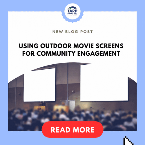 Using Outdoor Movie Screens for Community Engagement