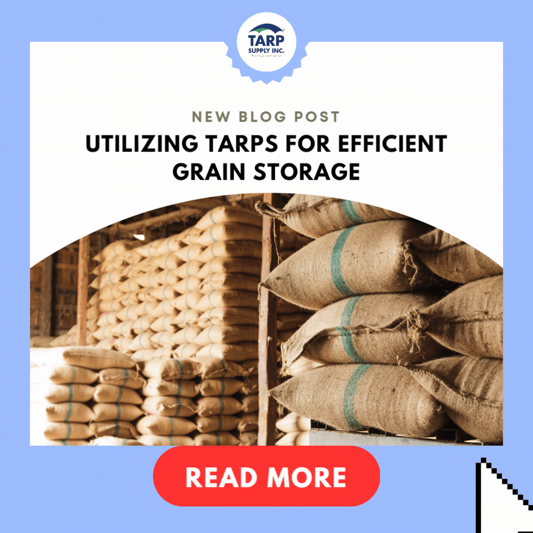 Utilizing Tarps for Efficient Grain Storage |Tarp Supply Inc.
