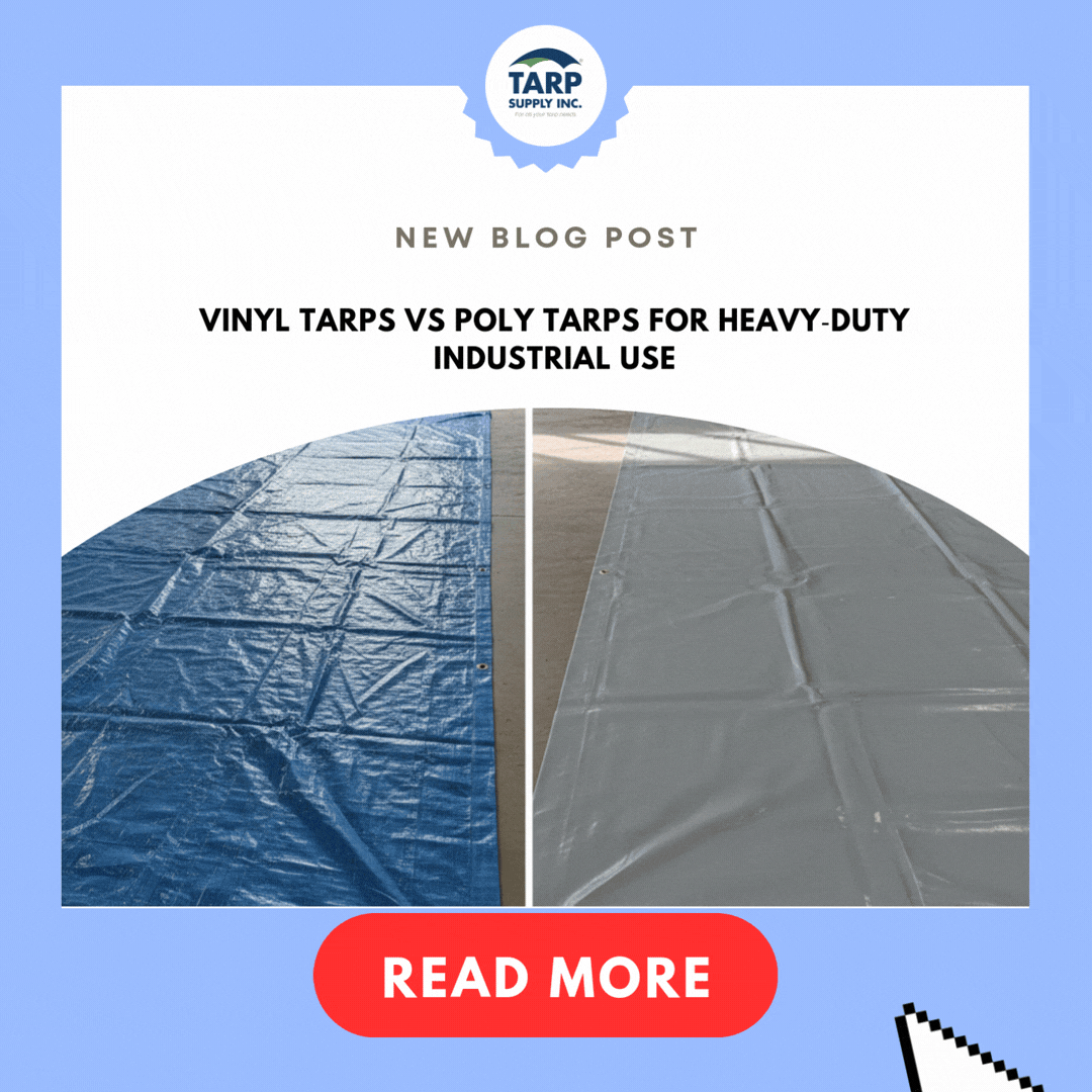 Vinyl Tarps vs Poly Tarps: Heavy-Duty Industrial Guide