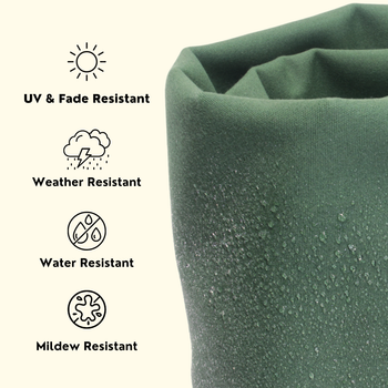 Green Polyester Canvas Tarp 12'x12' | Heavy Duty