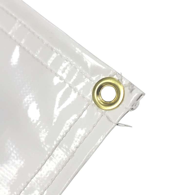 12'x24' White Movie Screen Blockout Vinyl Tarp | Heavy Duty