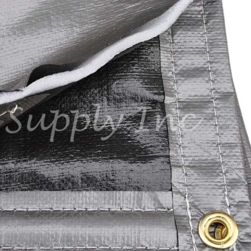 Insulated Poly Tarp w. 1/4 Inch Foam 6'x25'